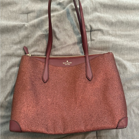 kate spade | Bags | Kate Spade Maroon Tote Bag | Poshmark